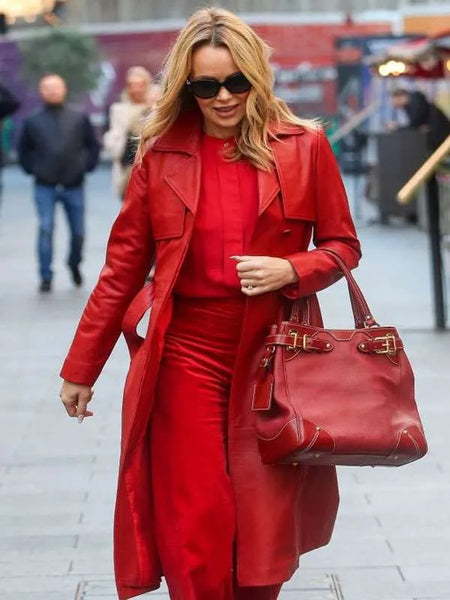Amanda Holden Red Coat - Edison Women Coat – Edison Jacket