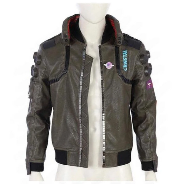 V Samurai Cyberpunk 2077 Leather Jacket – Edison Jacket