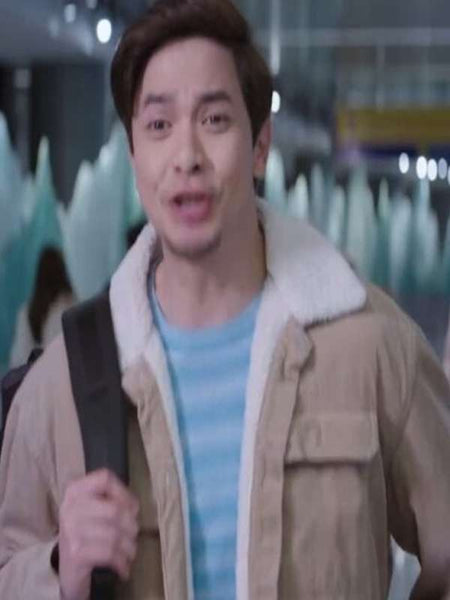 Alden Richards Hello, Love, Again 2024 Shearling Jacket – Edison Jacket
