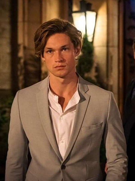 James Beaufort Maxton Hall The World Between Us Grey Blazer – Edison Jacket