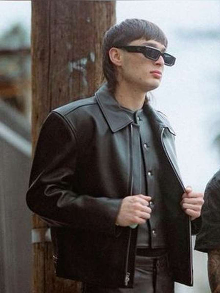 Peso Pluma Peso Completo 2024 Leather Jacket – Edison Jacket