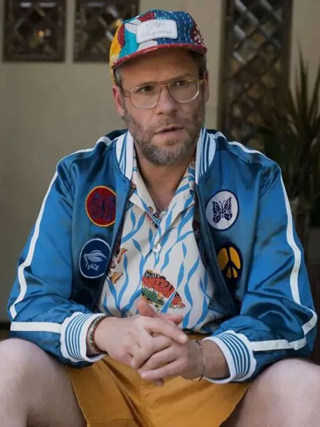 Seth Rogen Platonic S02 Blue Jacket – Edison Jacket