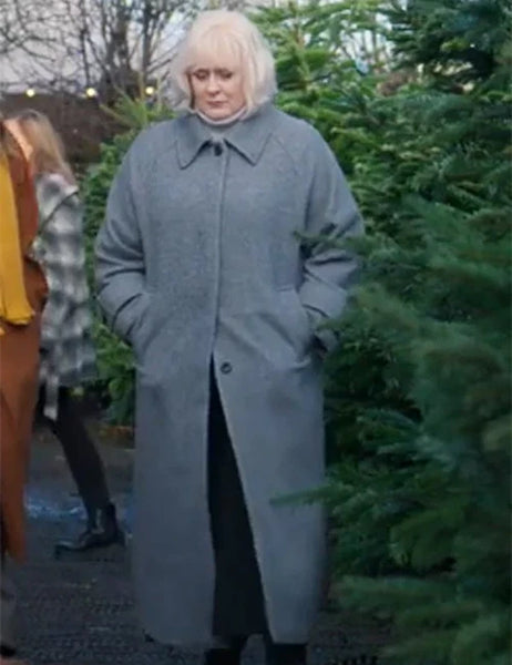 Reed Black Doves S01 Grey Wool Coat – Edison Jacket