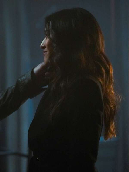 Amanda McCoy Superman and Lois S04 Black Coat – Edison Jacket