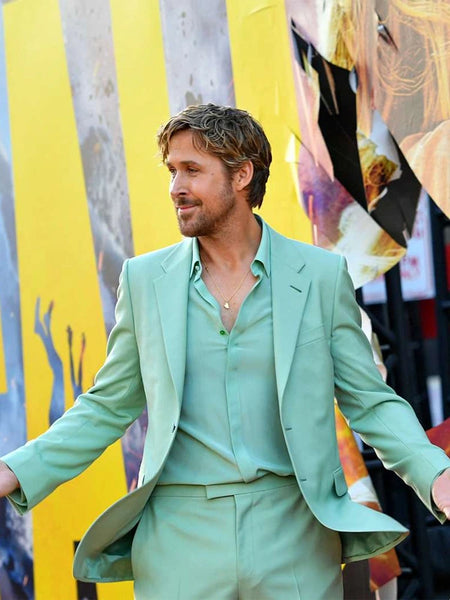 The Fall Guy Ryan Gosling Mint Green Suit – Edison Jacket
