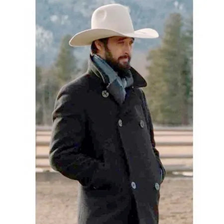 Yellowstone Ryan Pea Coat - EdisonJacket – Edison Jacket